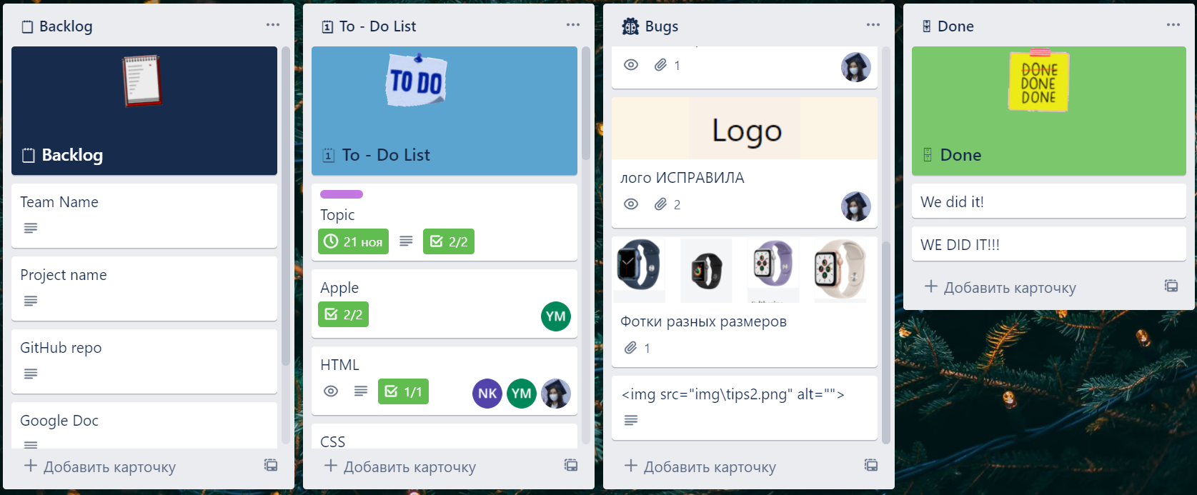 Final project presentation